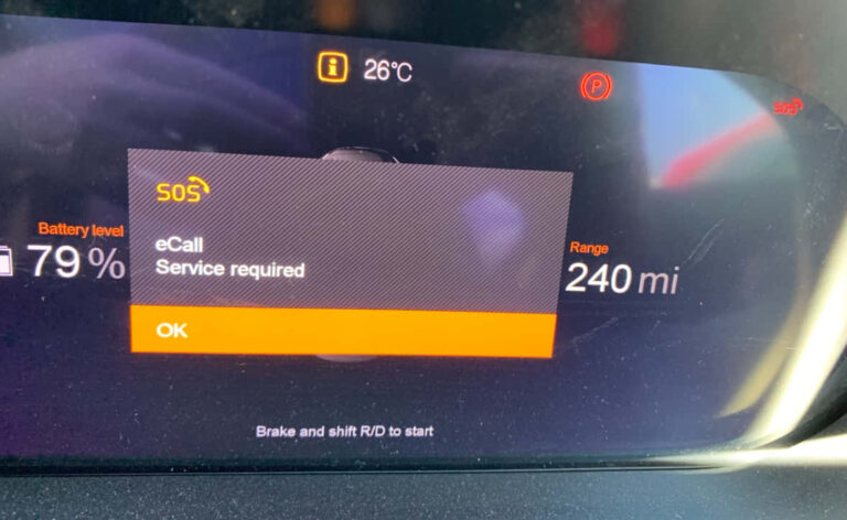 What Is The Volvo SOS Ecall Service Required? Common Causes & Fixes