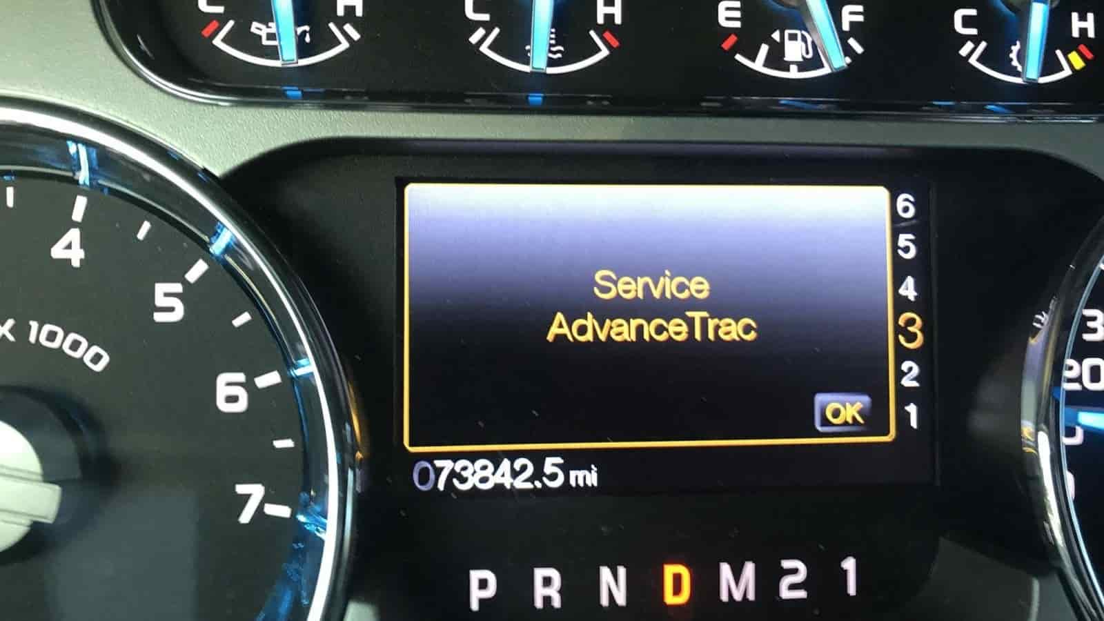 Ford F150 Service AdvanceTrac Warning Fix Guide 2025